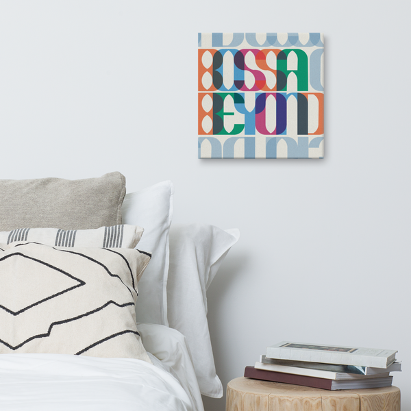 Bossa Beyond 16x16" Stretched Canvas Print – SomaFM