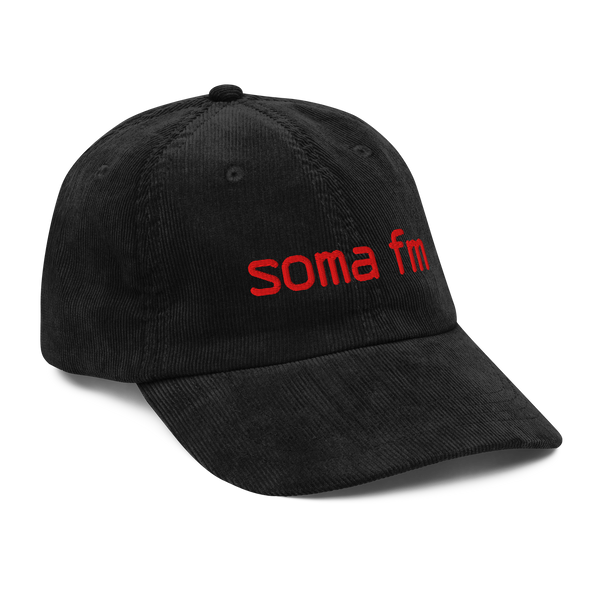 Vintage Black Corduroy hat – SomaFM